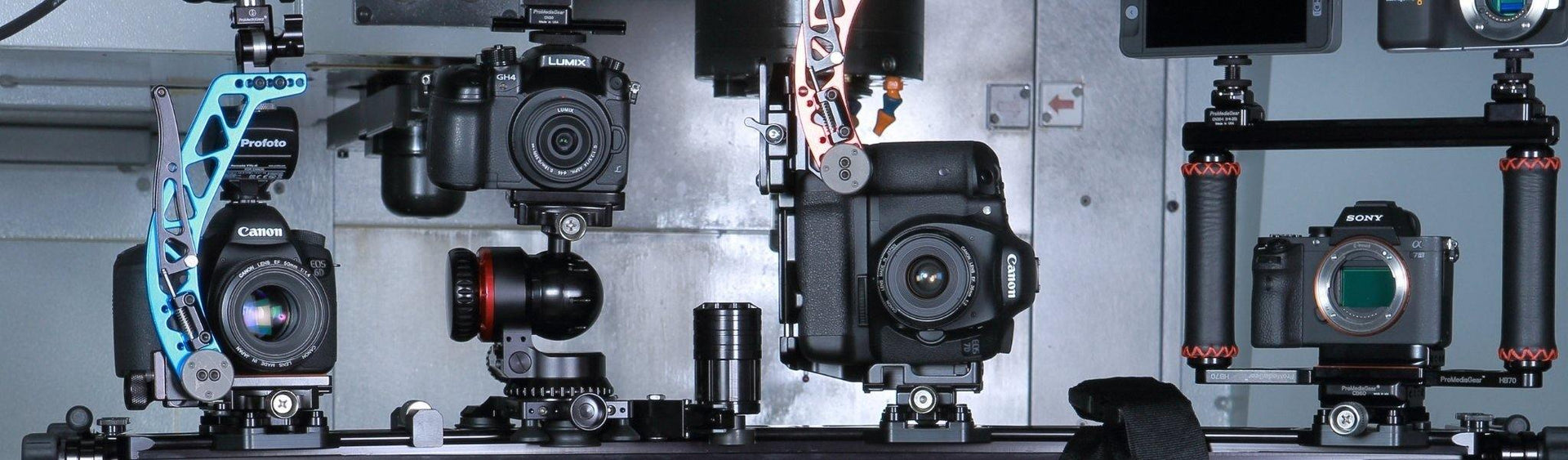 Camera bracket plates for DSLR and Mirrorless cameras | ProMediaGear